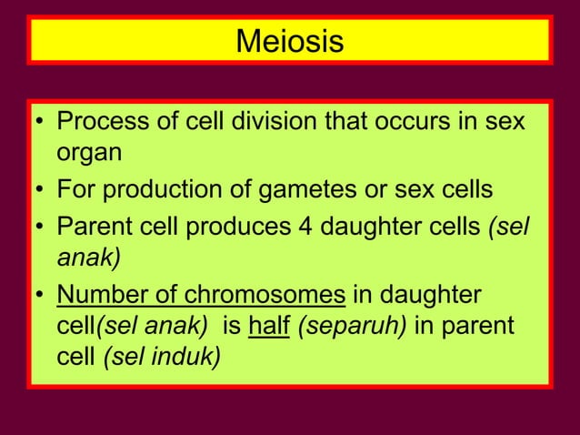 Science Form 4 - Genetics. Cell division. Inheritance | PPT