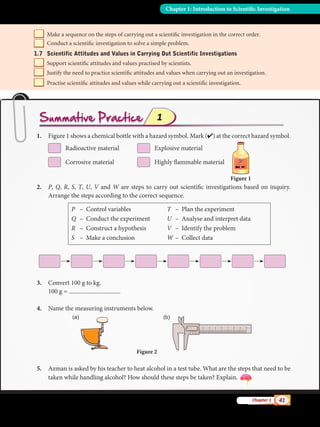 Science Form 1 Science Form 1 Science Form | PDF