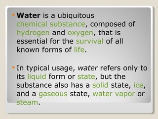 Science Form 2 Water And Solution.Ppt New | PPT
