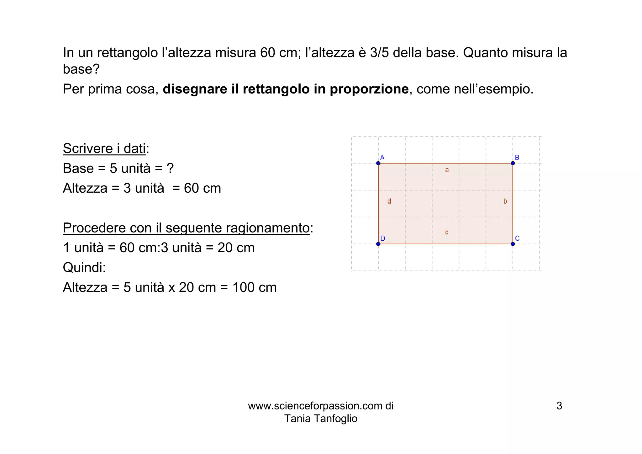 Scienceforpassion frazioni e problemi geometrici | PDF | Drawing and ...