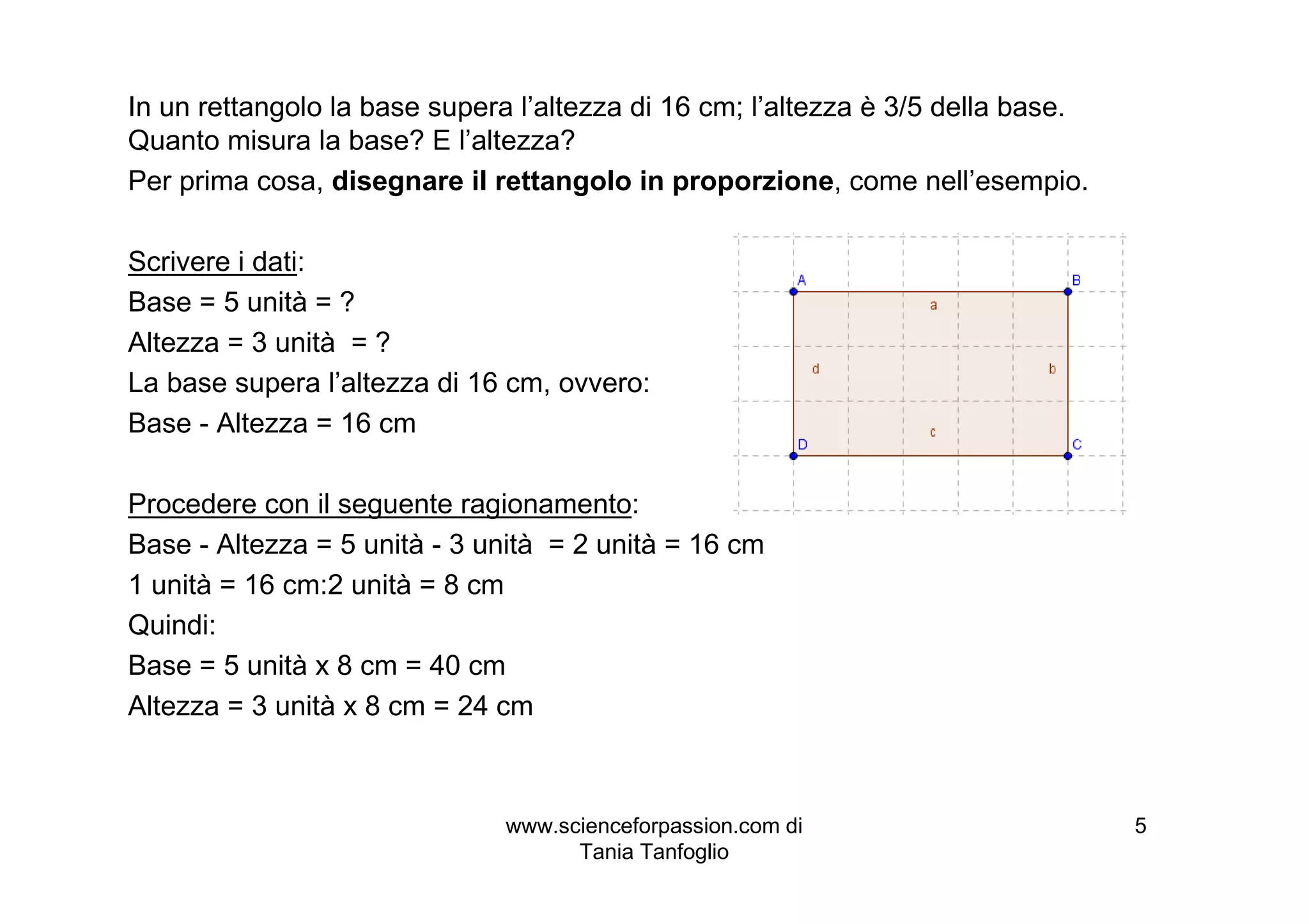 Scienceforpassion frazioni e problemi geometrici | PDF | Drawing and ...