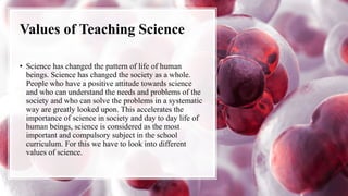 Science for sustainable development | PPTX