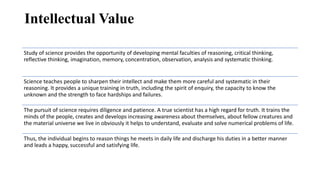 Science for sustainable development | PPTX