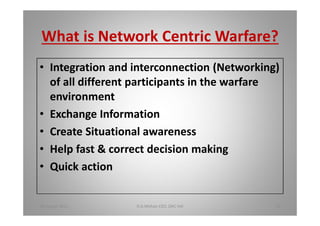 Network Centric Warfare - An Introduction | PDF