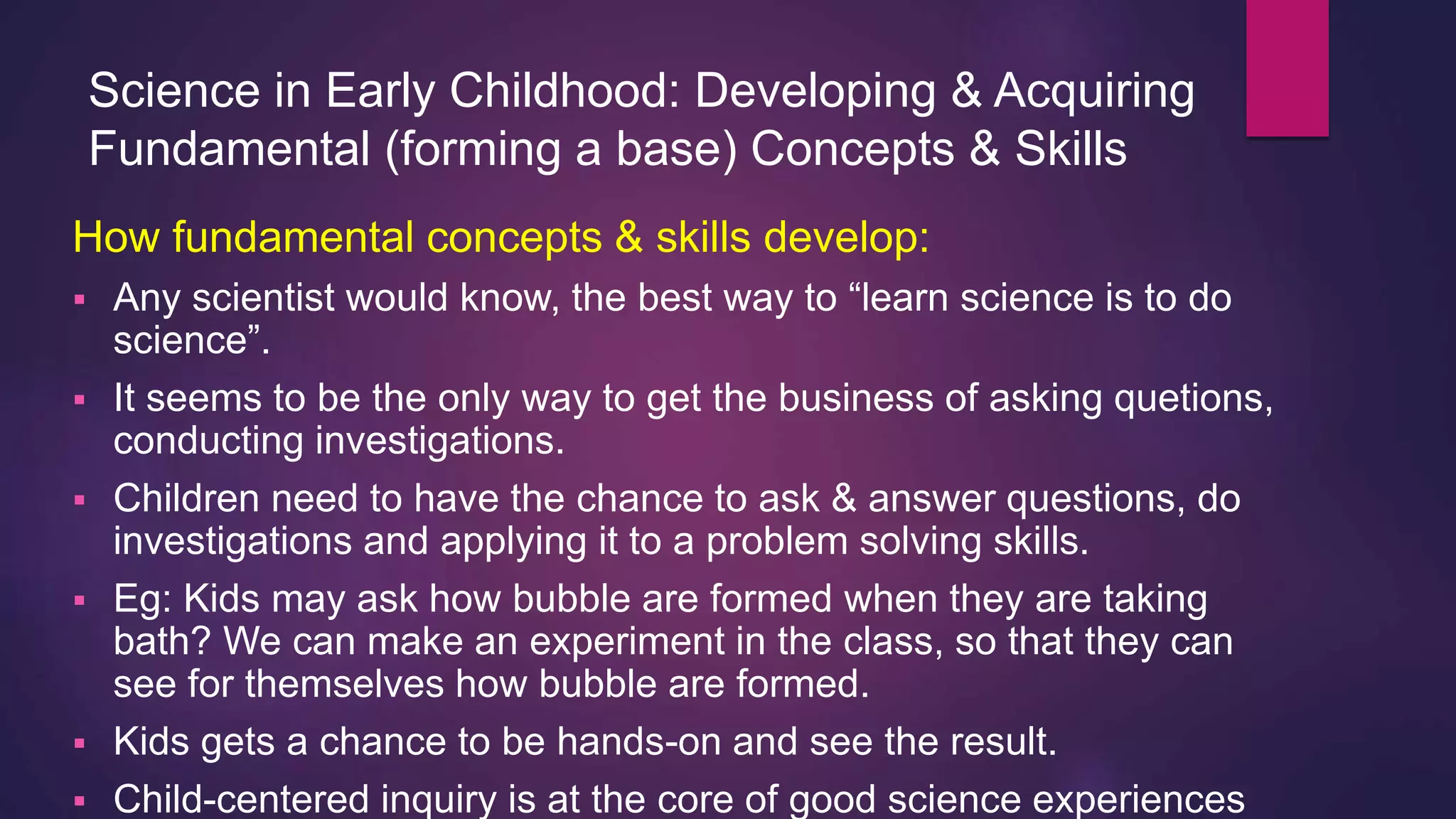 Science for young children ppt | PPTX