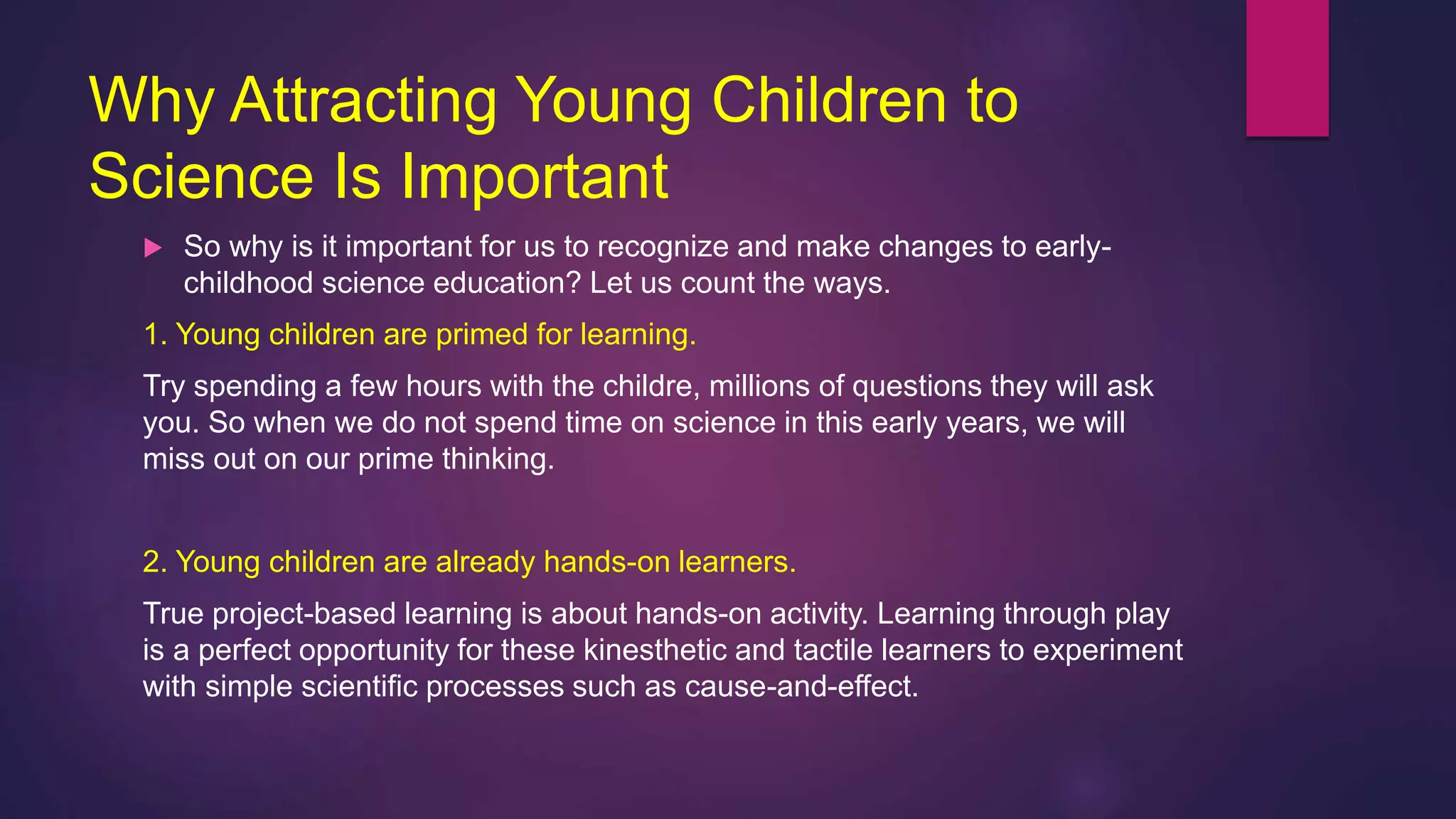 Science for young children ppt | PPTX