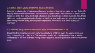 Science for young children ppt | PPTX