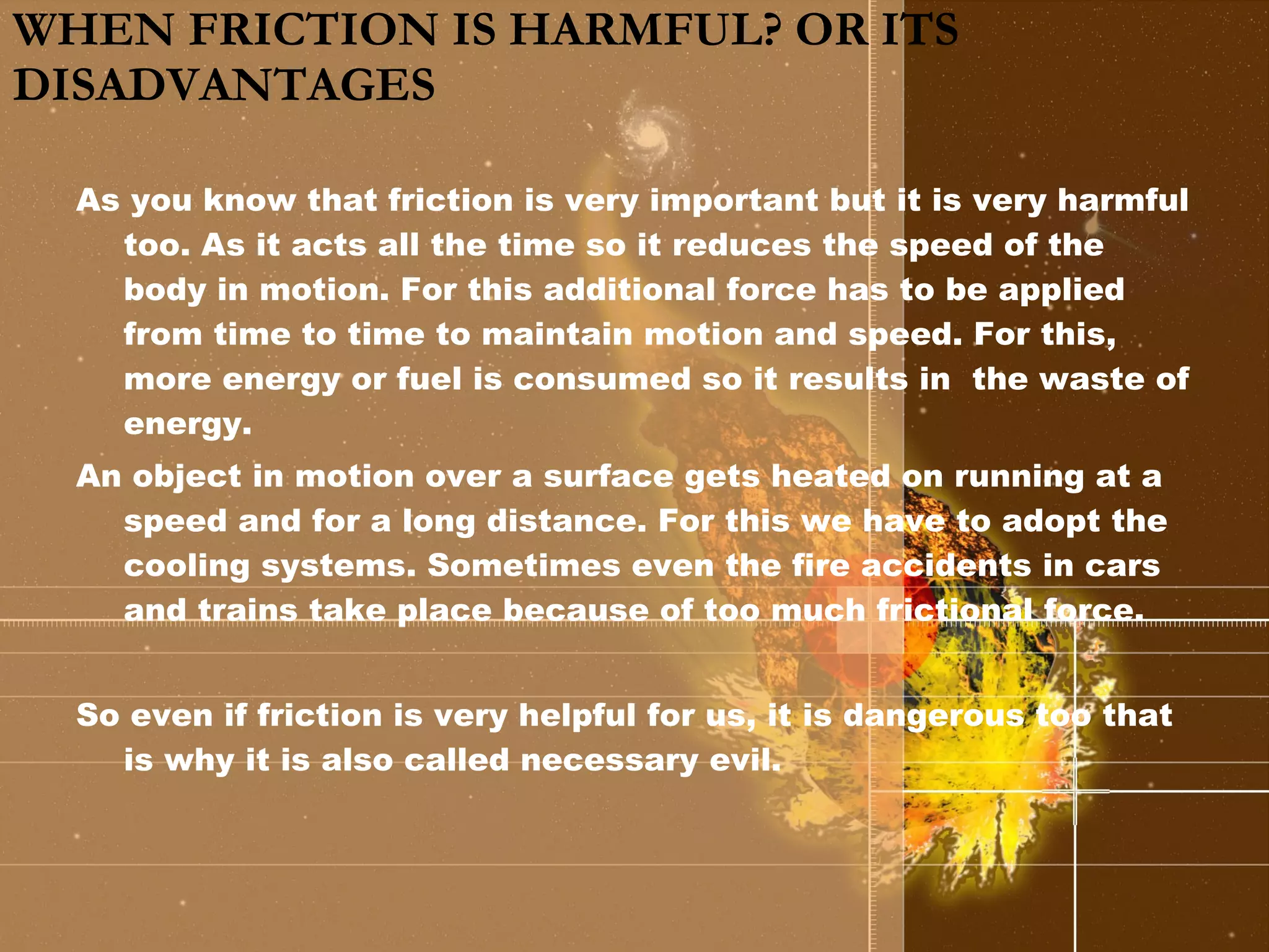 Science friction | PPT