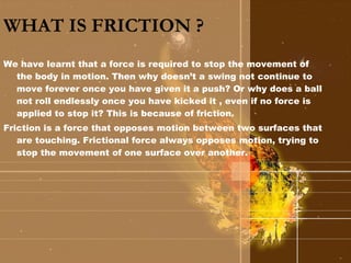 Science friction | PPT