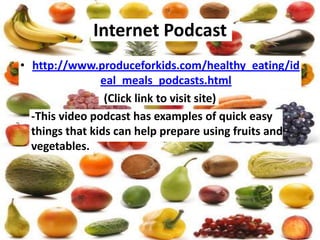 Fruits & vegetables | PPTX