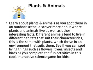Science games for kids | PPTX