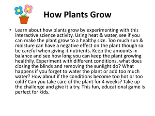 Science games for kids | PPTX