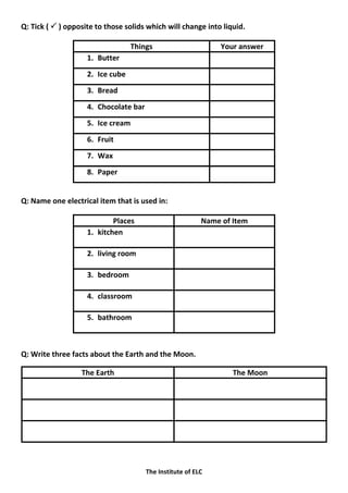 Science general knowledge | PDF