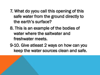 Science grade 4 Water Resources Quaarter 4 week 1 - 2.pptx
