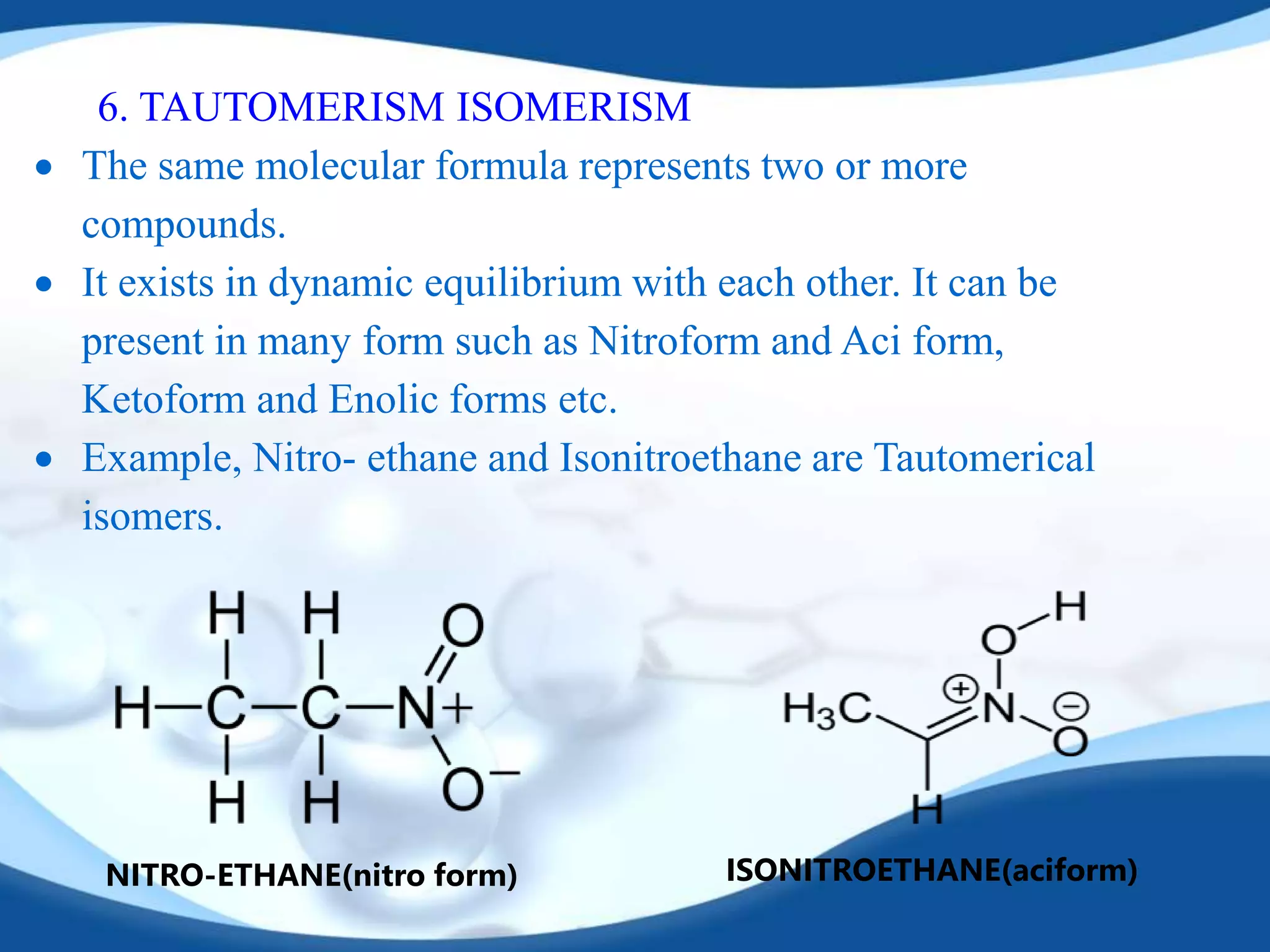 Isomerism and its types | PPTX