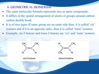 Isomerism and its types | PPTX