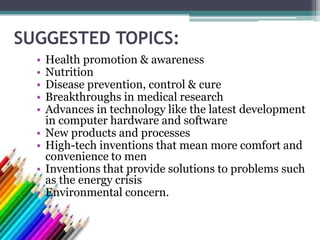 Science&Health Writing.ppt
