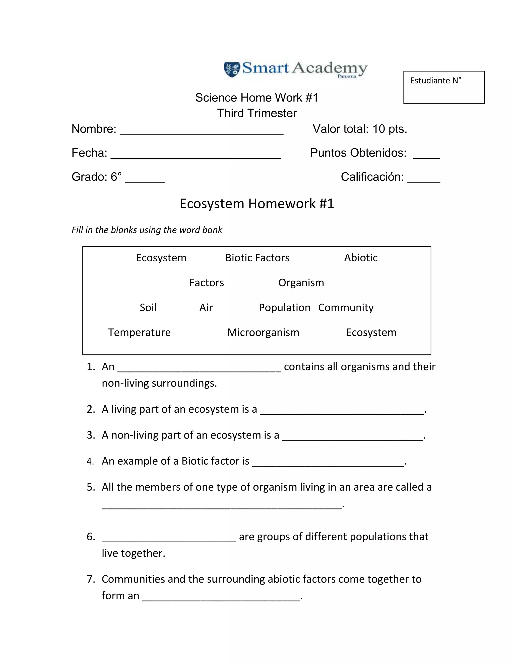 Science home work 1 | DOCX