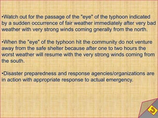 Signal number 5: Meteorological Outcomes | PPTX