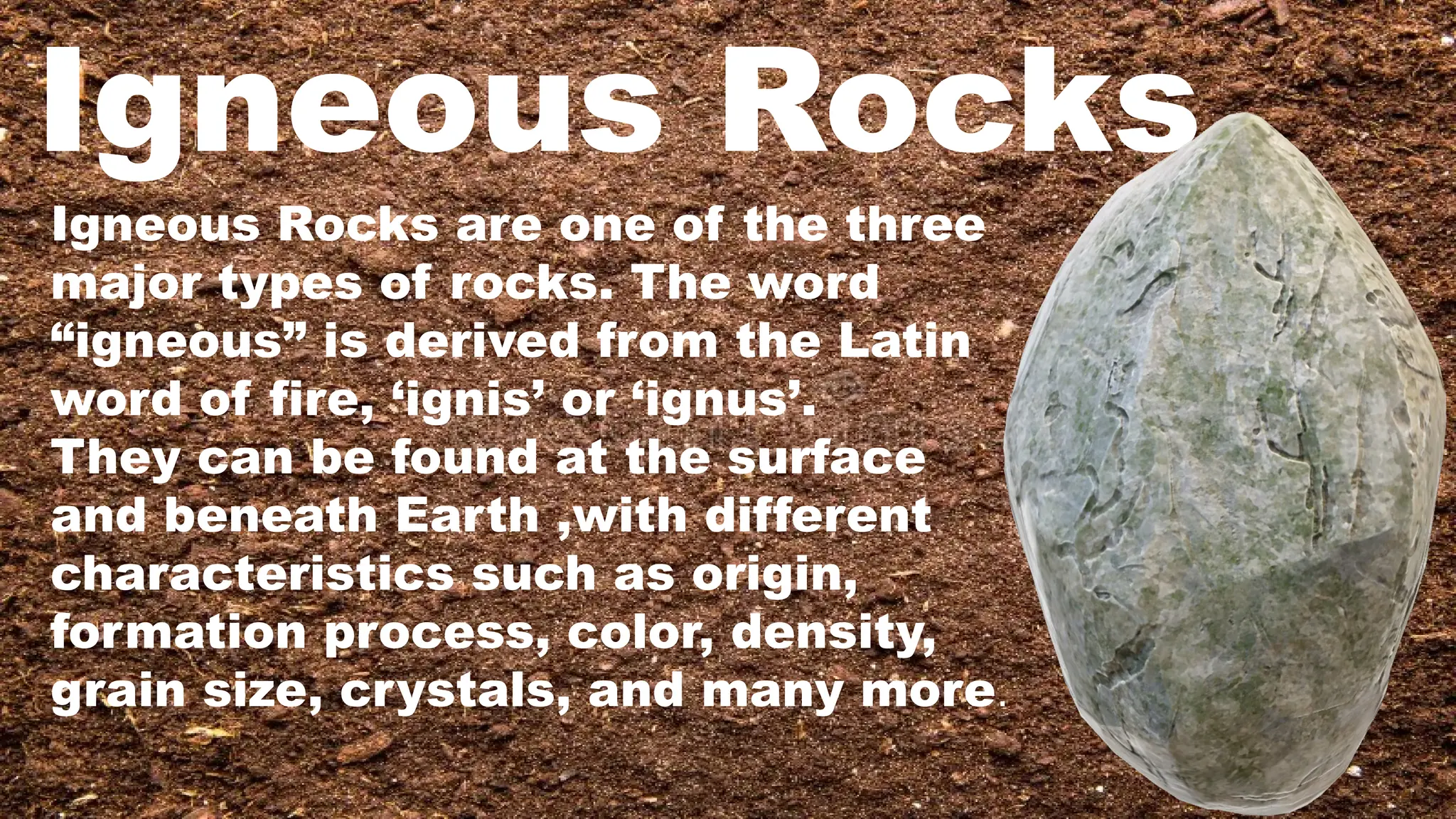 Igneous Rocks PowerPoint Presentation for Science | PPTX