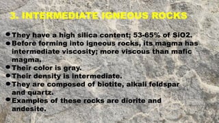 Igneous Rocks PowerPoint Presentation for Science | PPTX