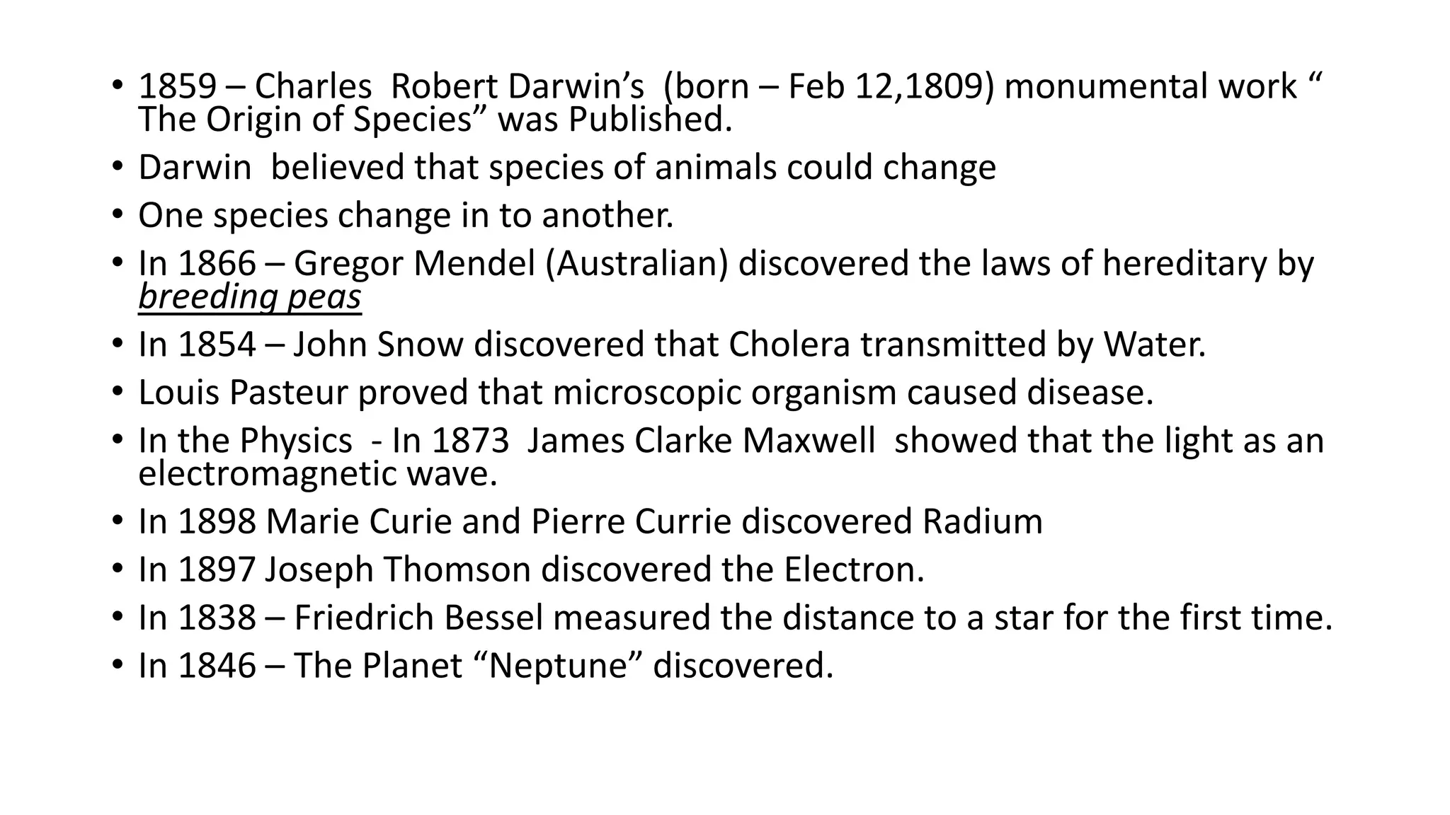 Science in 18 th century | PPTX