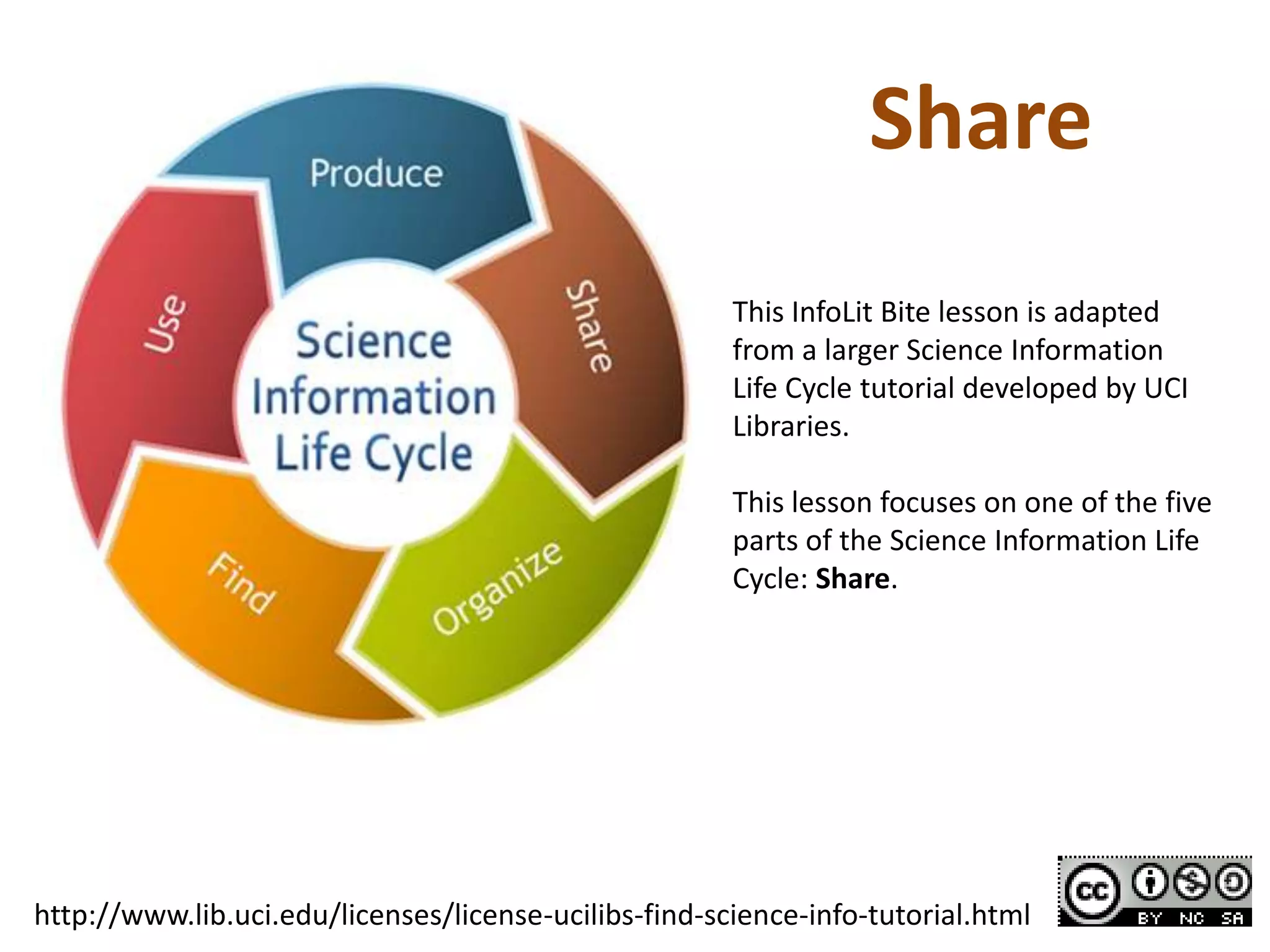 Share: Science Information Life Cycle | PPTX