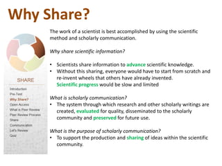 Share: Science Information Life Cycle | PPTX