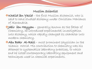 Science in medieval Islam | PPTX