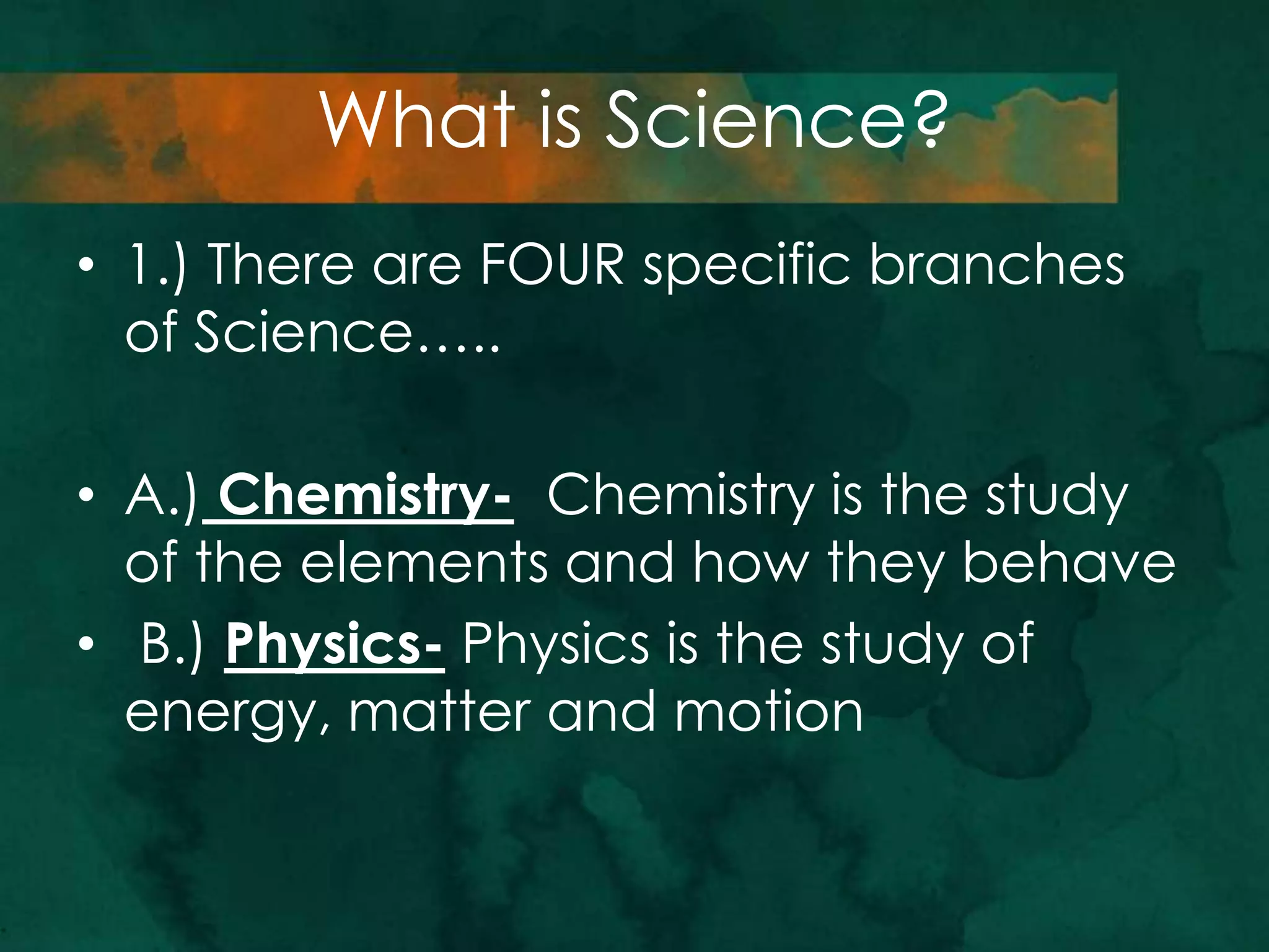 Science Introduction | PPTX