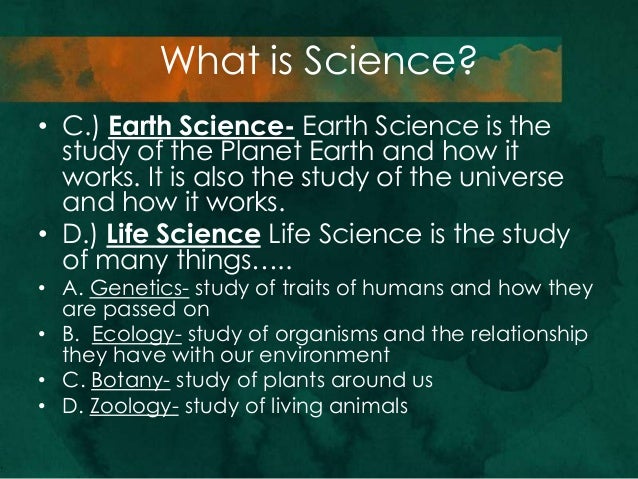 Science Introduction
