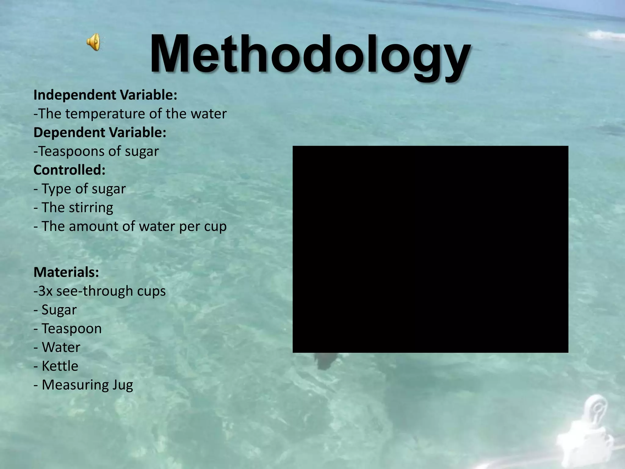 Dissolving Sugar in Water | PPTX