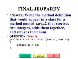 Science jeopardy | PPT | Programming Languages | Computing