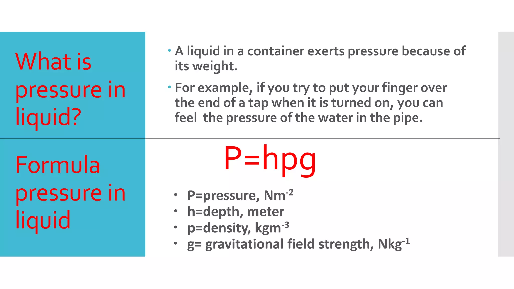 Pressure Presentation in Grade 9 Science BY :- Jayarajaha Arthigan. | PPTX