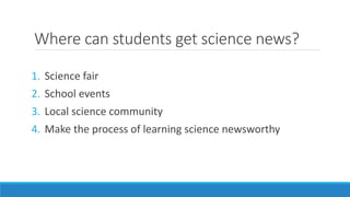 science journalism.pptx