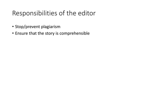 Science journalism workshop | PPTX