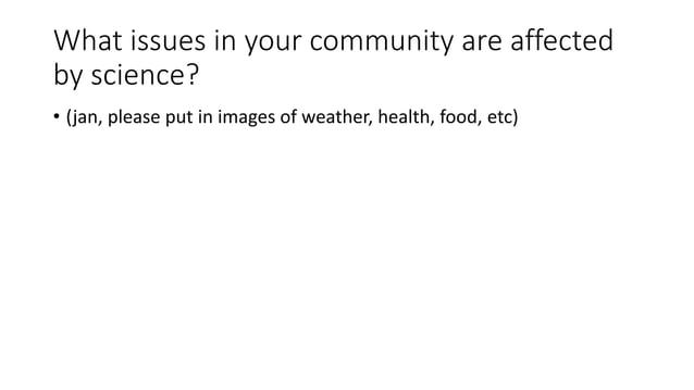 Science journalism workshop | PPTX