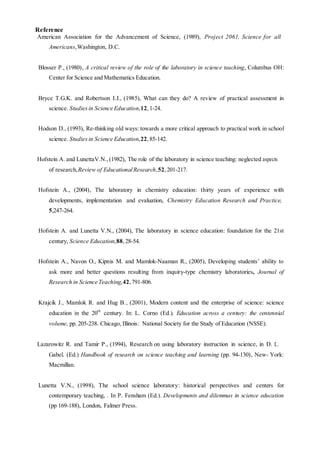 Introduction of Science lab | DOCX