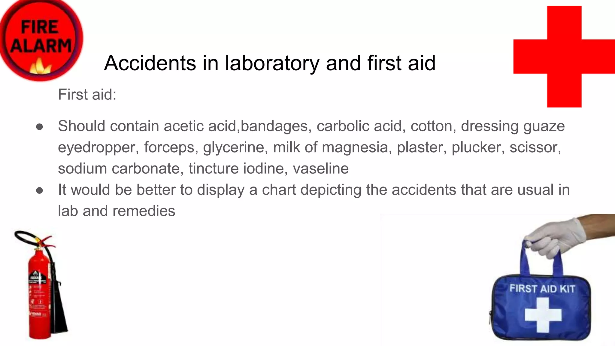 Science laboratory maintenance, lab accidents and precautions of lab ...