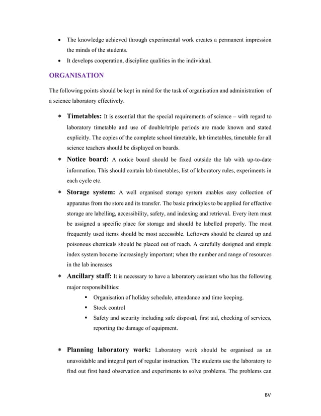 SCIENCE LABORATORY.pdf | Chemistry | Science
