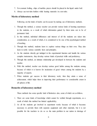 Science laboratory assignment rajalekshmi | PDF