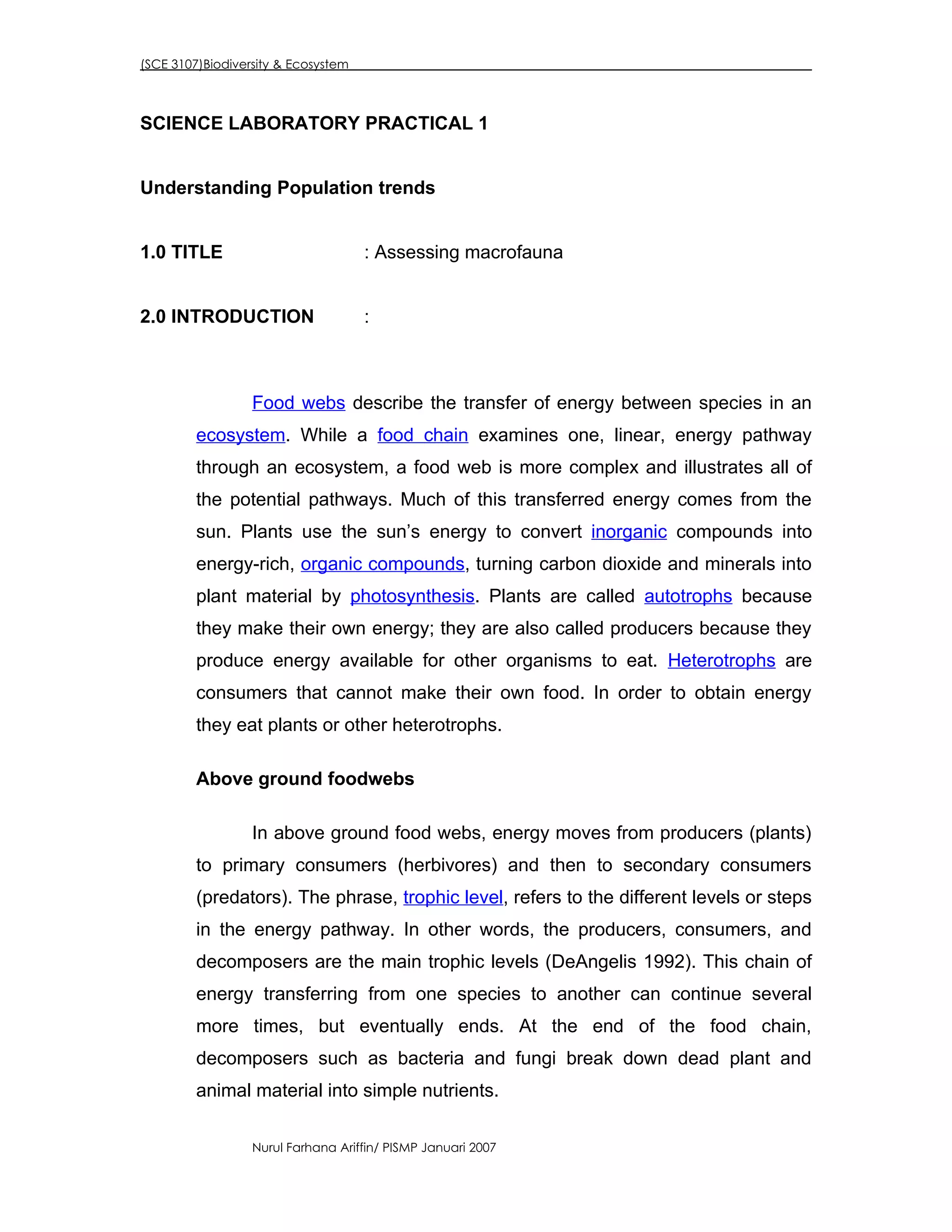 Science laboratory practical 1 | PDF