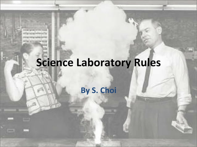 Science laboratory rules | PPT