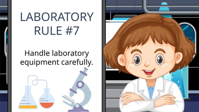 Science Laboratory Safety Rules Presentation from 1st to 7th grade.pptx ...