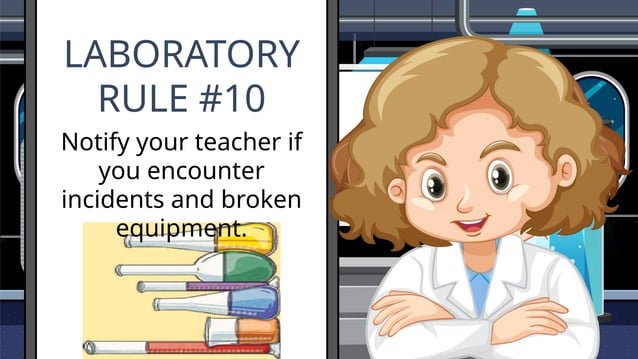 Science Laboratory Safety Rules Presentation from 1st to 7th grade.pptx ...