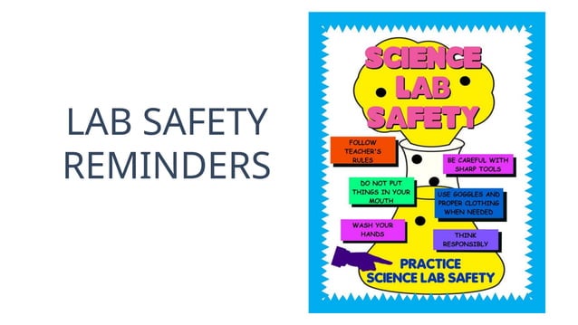 Science Laboratory Safety Rules Presentation from 1st to 7th grade.pptx ...