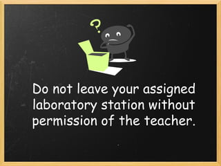 Science lab rules | PPT