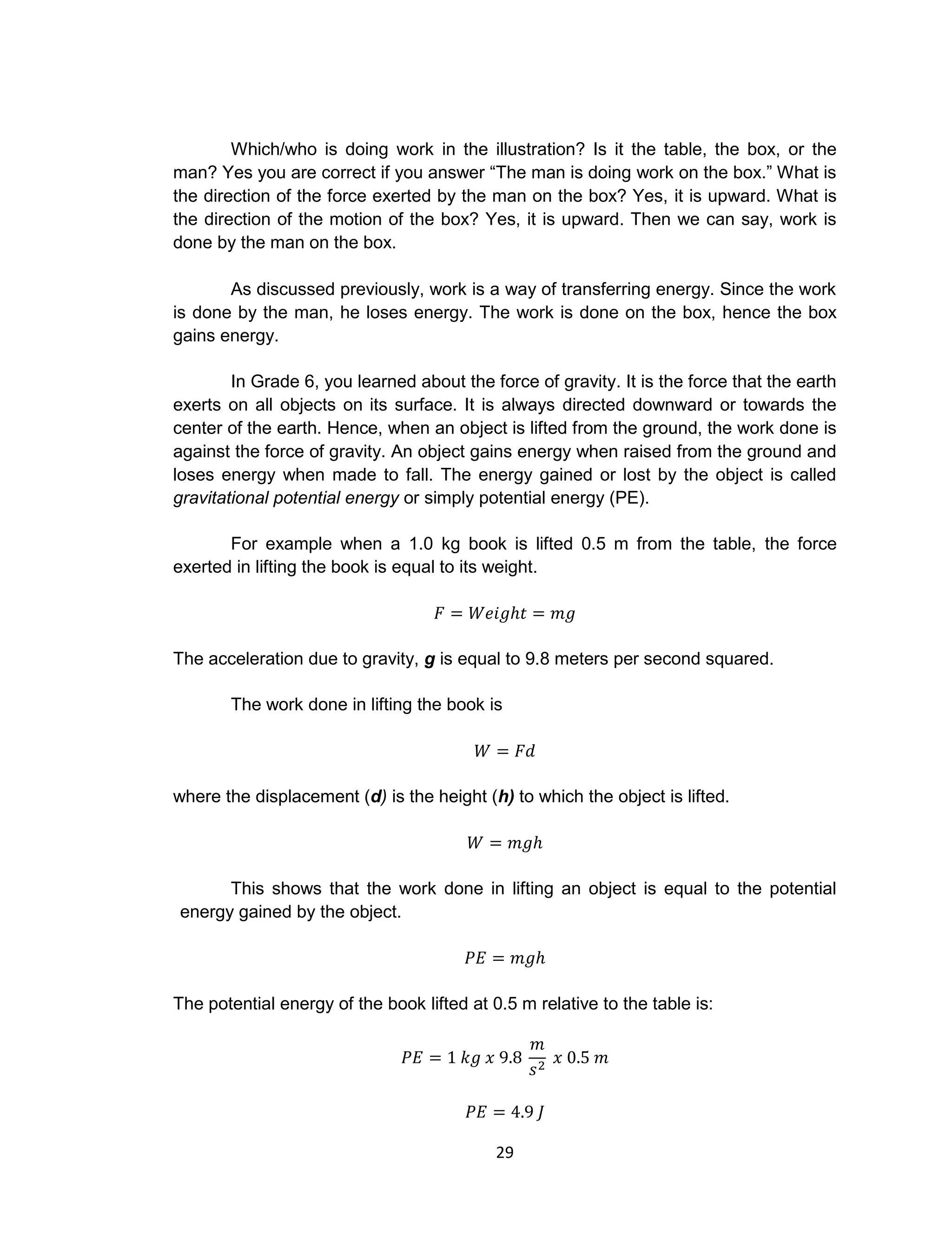 K to 12 - Grade 8 Science Learner Module | PDF | Physics | Science