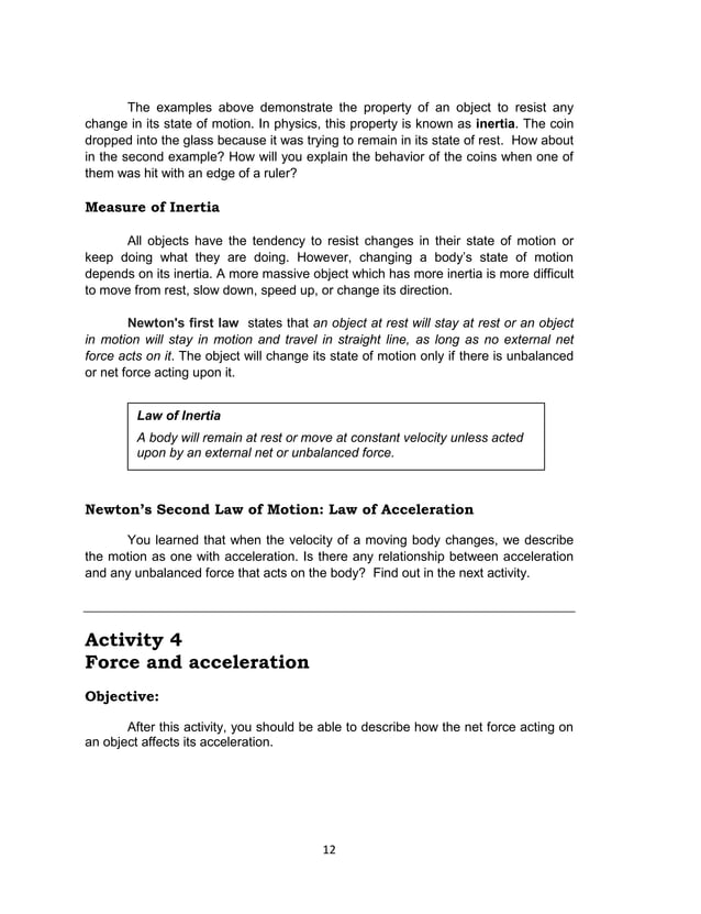 K to 12 - Grade 8 Science Learner Module | PDF | Physics | Science