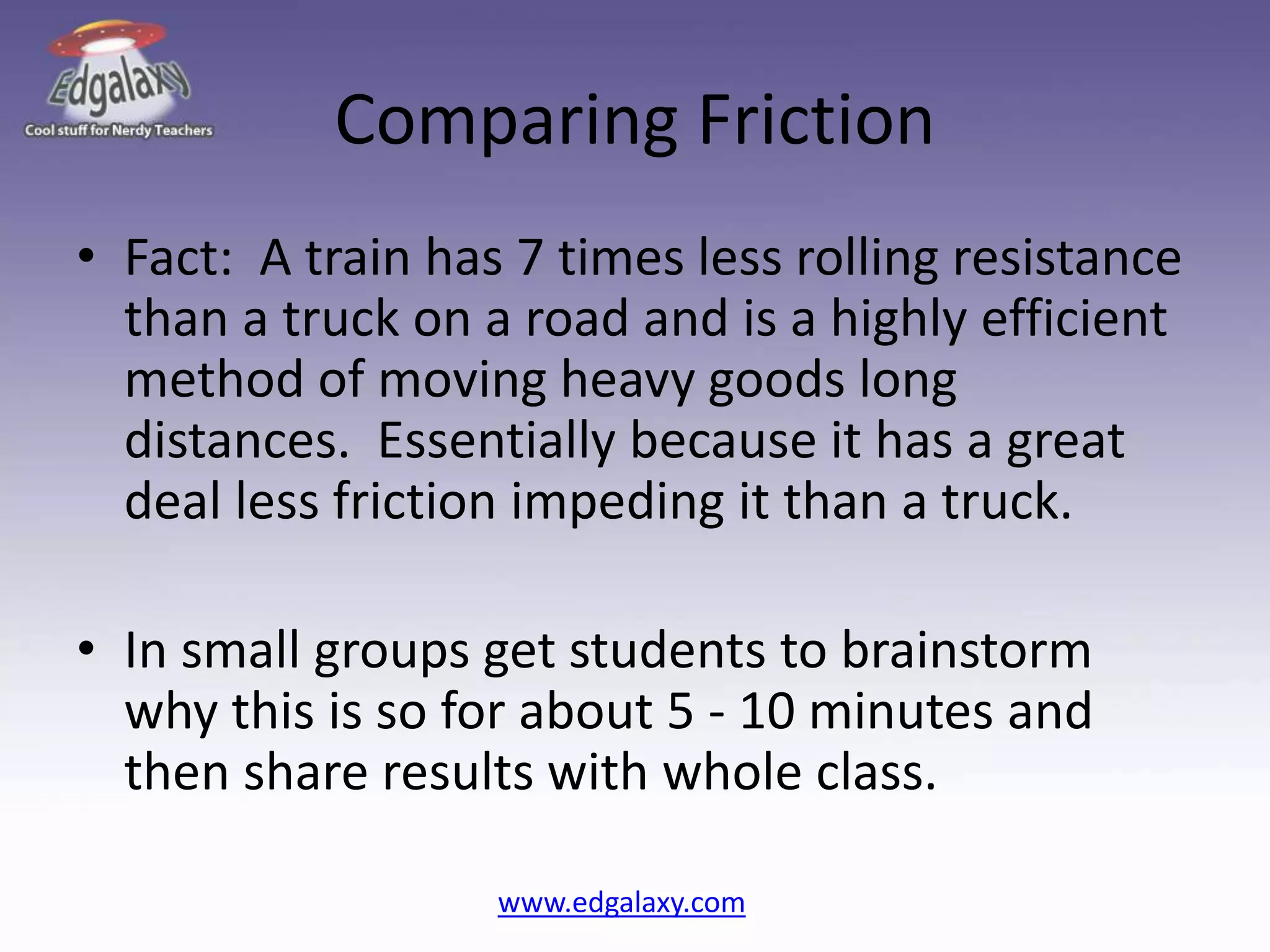 Science lesson plan friction | PPTX